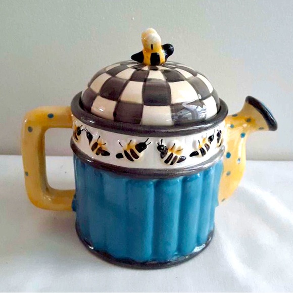Debbie Mumm | Other | Vintage Debbie Mumm Teapot Buzzin By Collectible ...